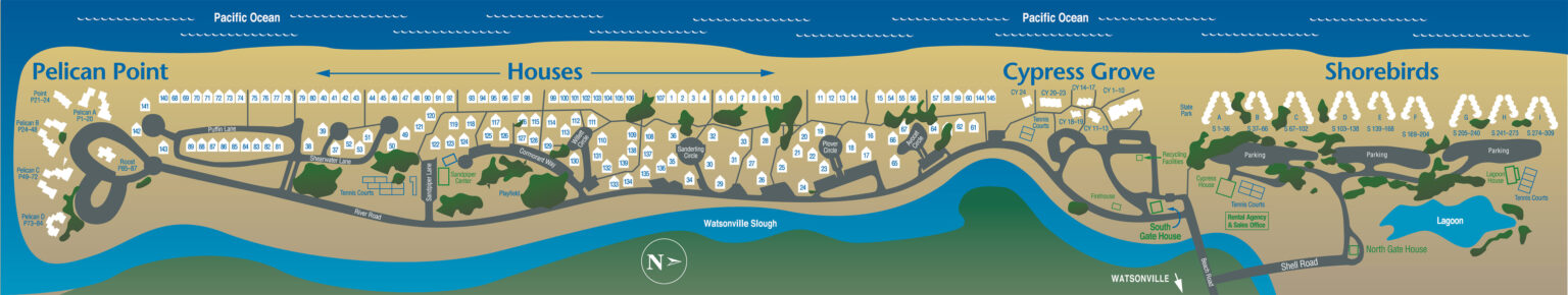 Property Map - Pajaro Dunes Resort